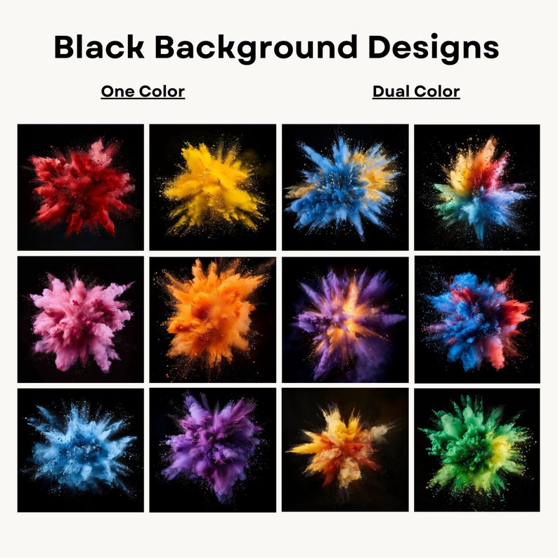 108 Color Explosion Digital Backdrops: School Color Photography ...