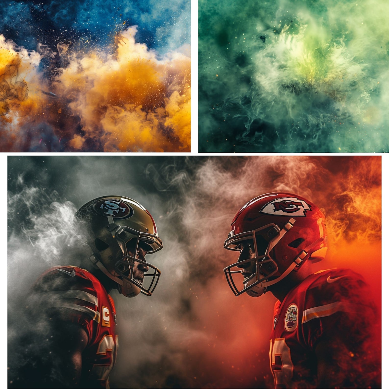 Photoshop Digital Backdrops for Sports Action Shots, School Colors ...