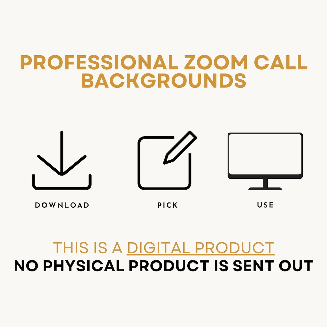 Modern Home Office Zoom Meeting Backgrounds, Virtual Backdrops for Work ...