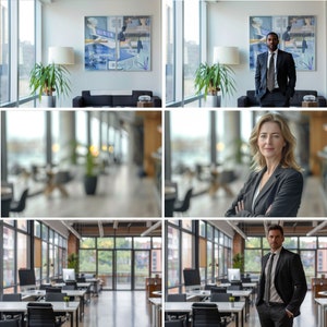 Office Backdrops for Professional Business Headshot Profile Picture ...