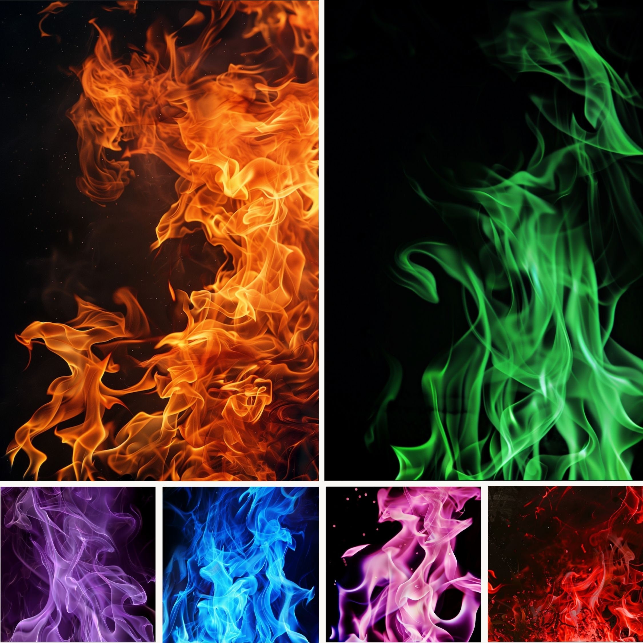 80 Smoke Fog Fire Digital Photoshop Backdrops, Fog Overlay for Sports ...