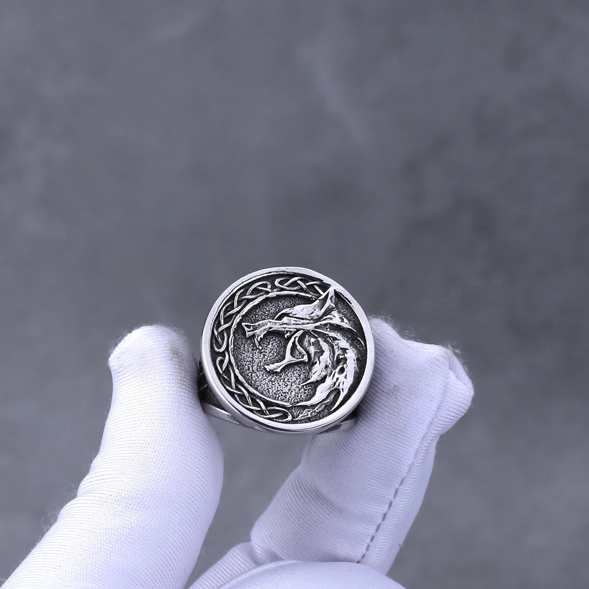 Wolf With Claws Ring Wolf Logo Ring Viking Ring Fierce Rings Spirit ...