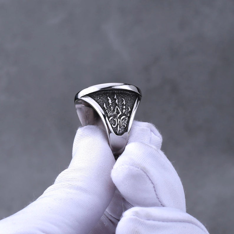 Wolf With Claws Ring Wolf Logo Ring Viking Ring Fierce Rings Spirit ...