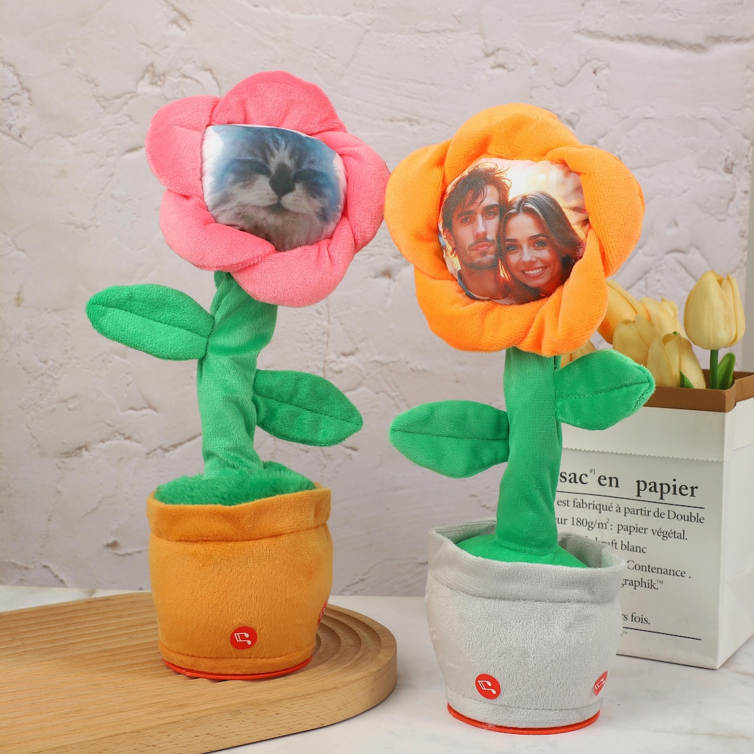 Dancing Flower With Face,custom Photo Dancing Sunflower,dancing Flower ...