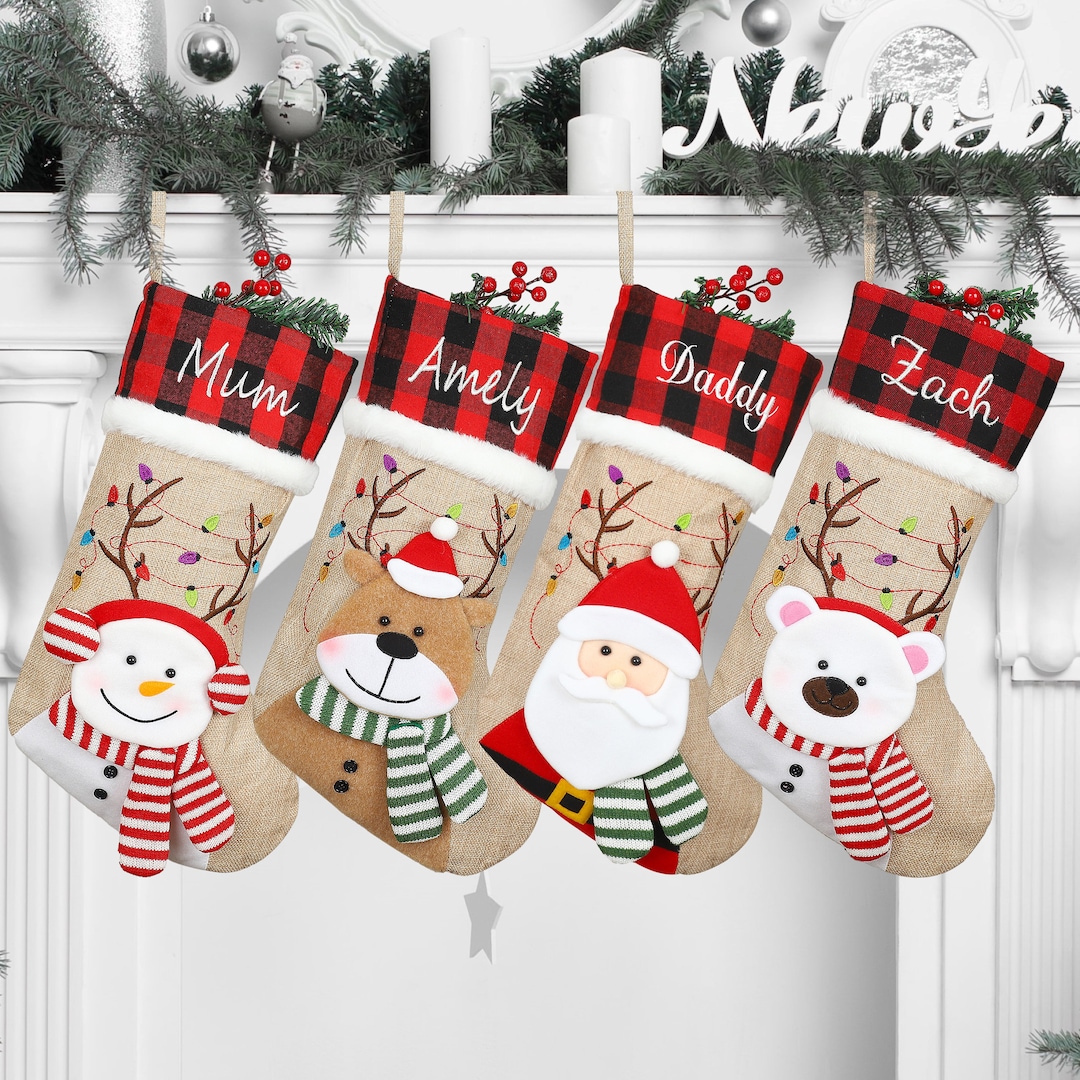 Personalized Christmas Stockings，personalized Stockings With Names for ...
