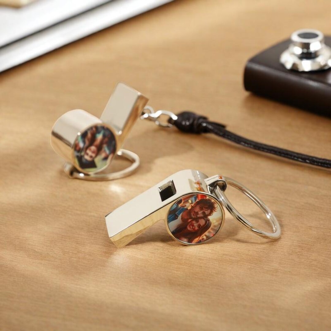 Personalized Picture Whistle,custom Whistle Key Ring,coach Gift,coaches ...