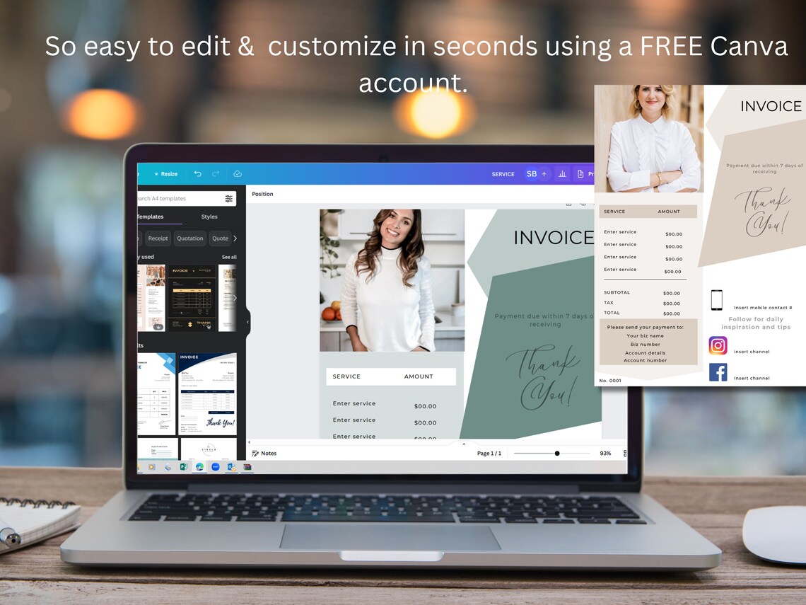 Invoice Template Download Invoice Template Coaches Invoice Modern ...