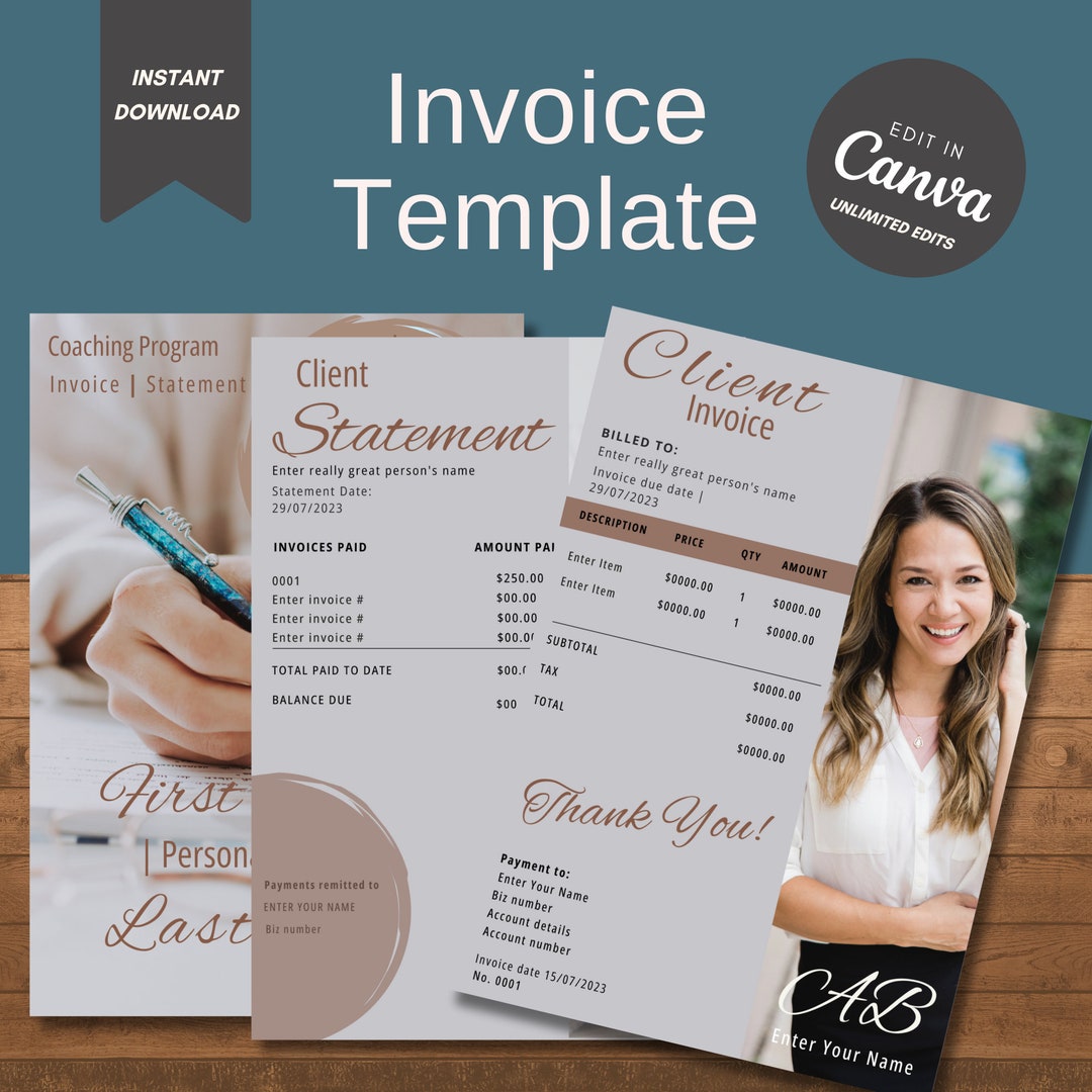 Invoice Template Download Invoice Invoice Template Etsy Sellers ...