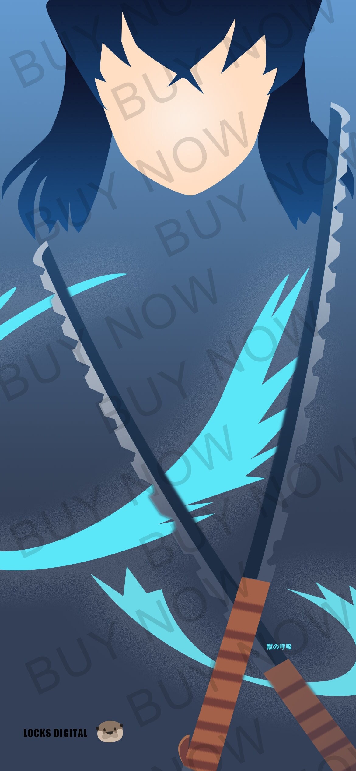 Demon Slayer Inosuke Hashibira Lock Screen - Etsy