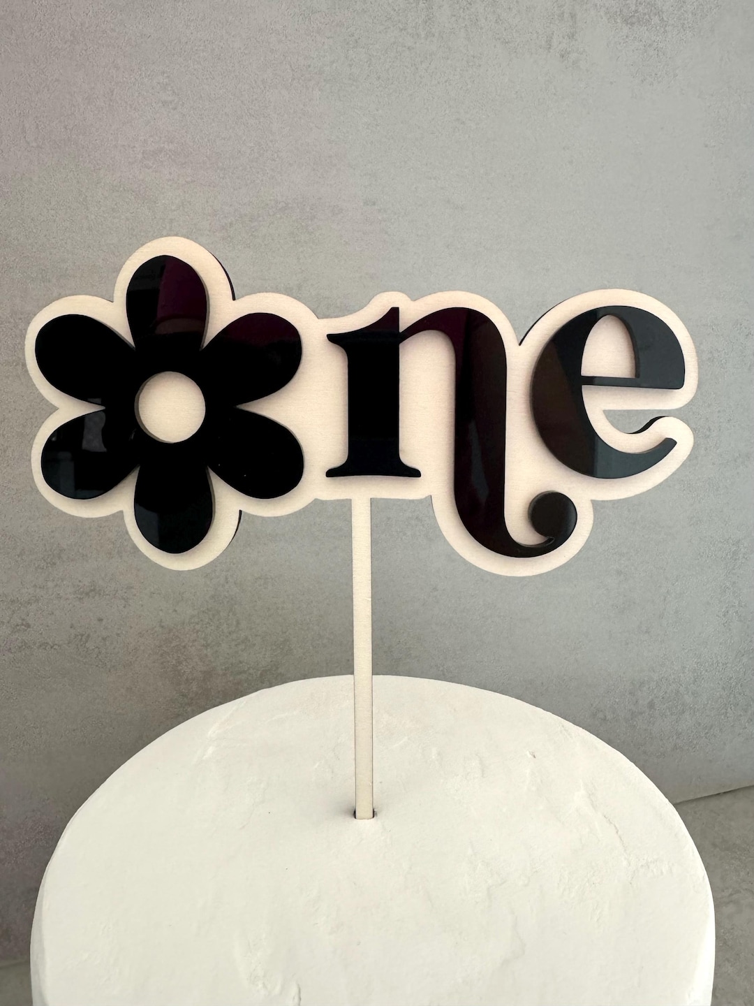 One Cake Topper, Daisy Cake Topper, Children's Birthday, Birthday Party ...