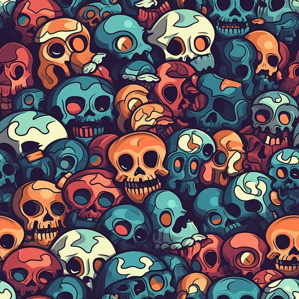 Cool Skull - Etsy