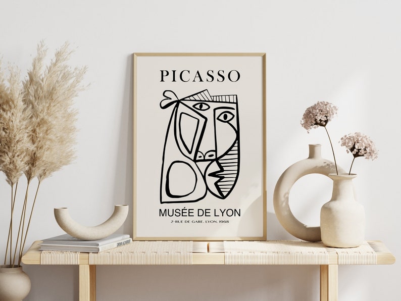 Picasso One Line Drawing | Picasso Print | Picasso Poster | Picasso Art ...