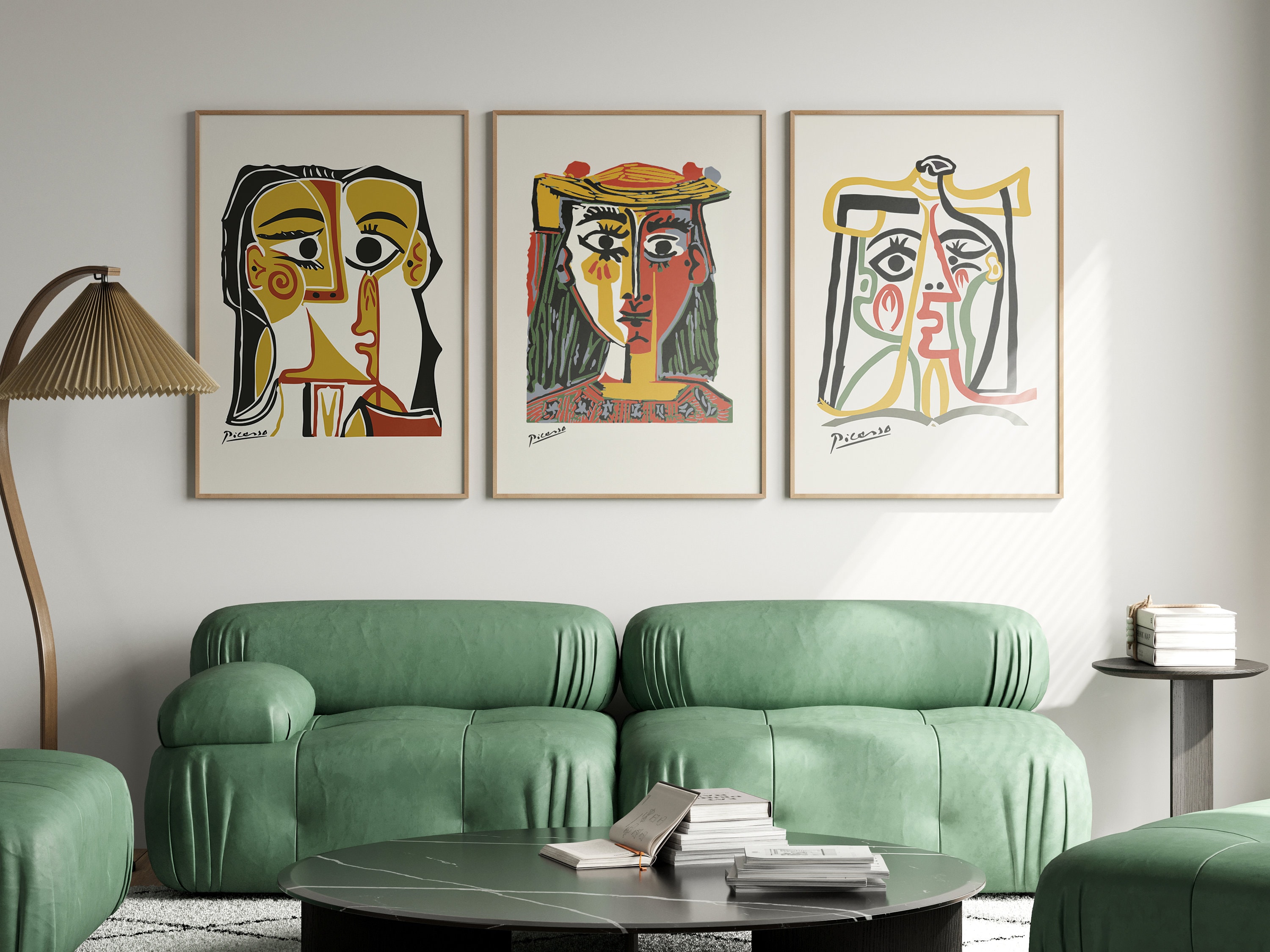 Picasso Set of 3 Prints Picasso Printable Download Pablo Picasso Wall ...
