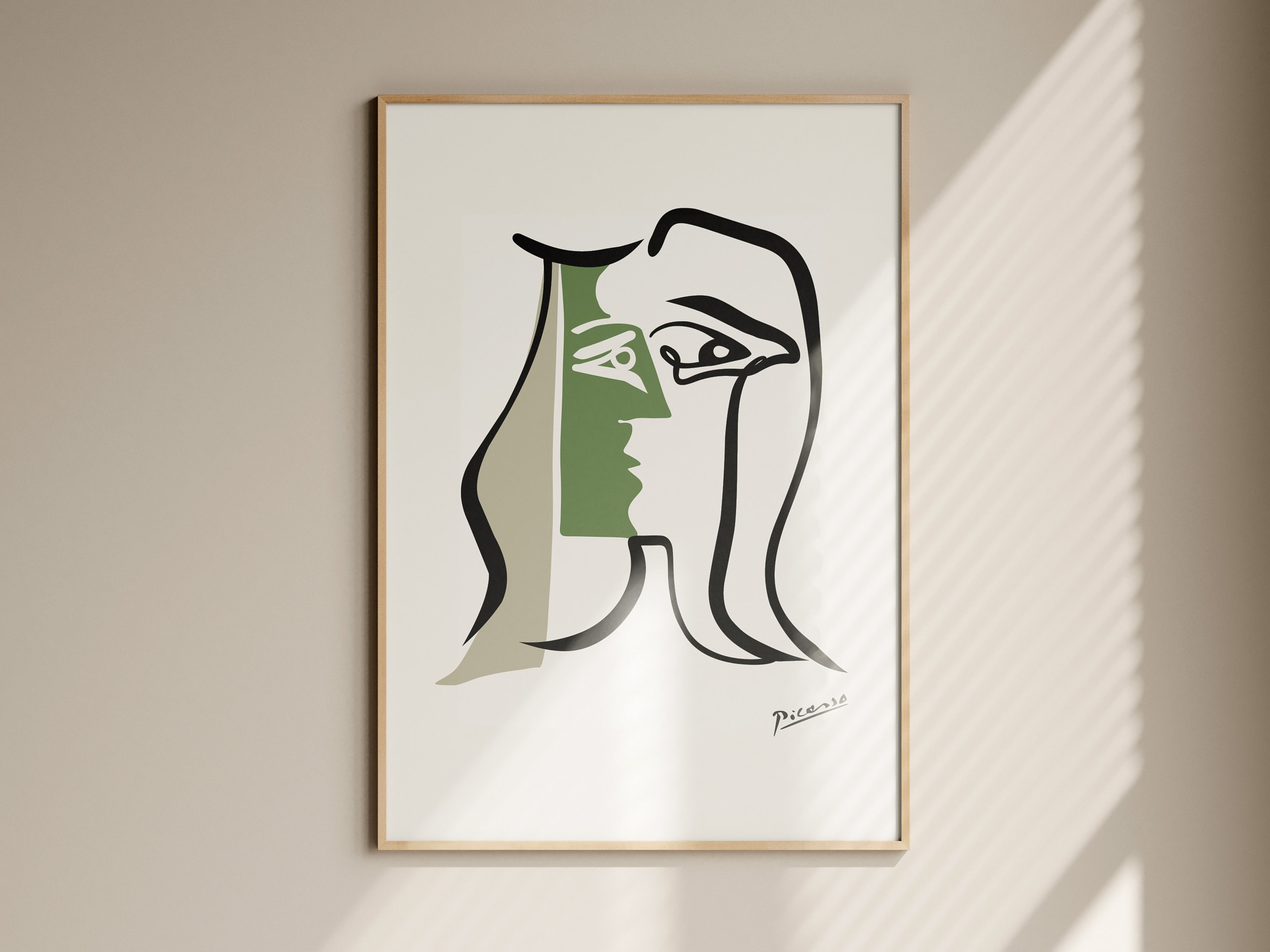 Picasso Kiss Print Picasso Print Picasso Wall Art Exhibition Print ...