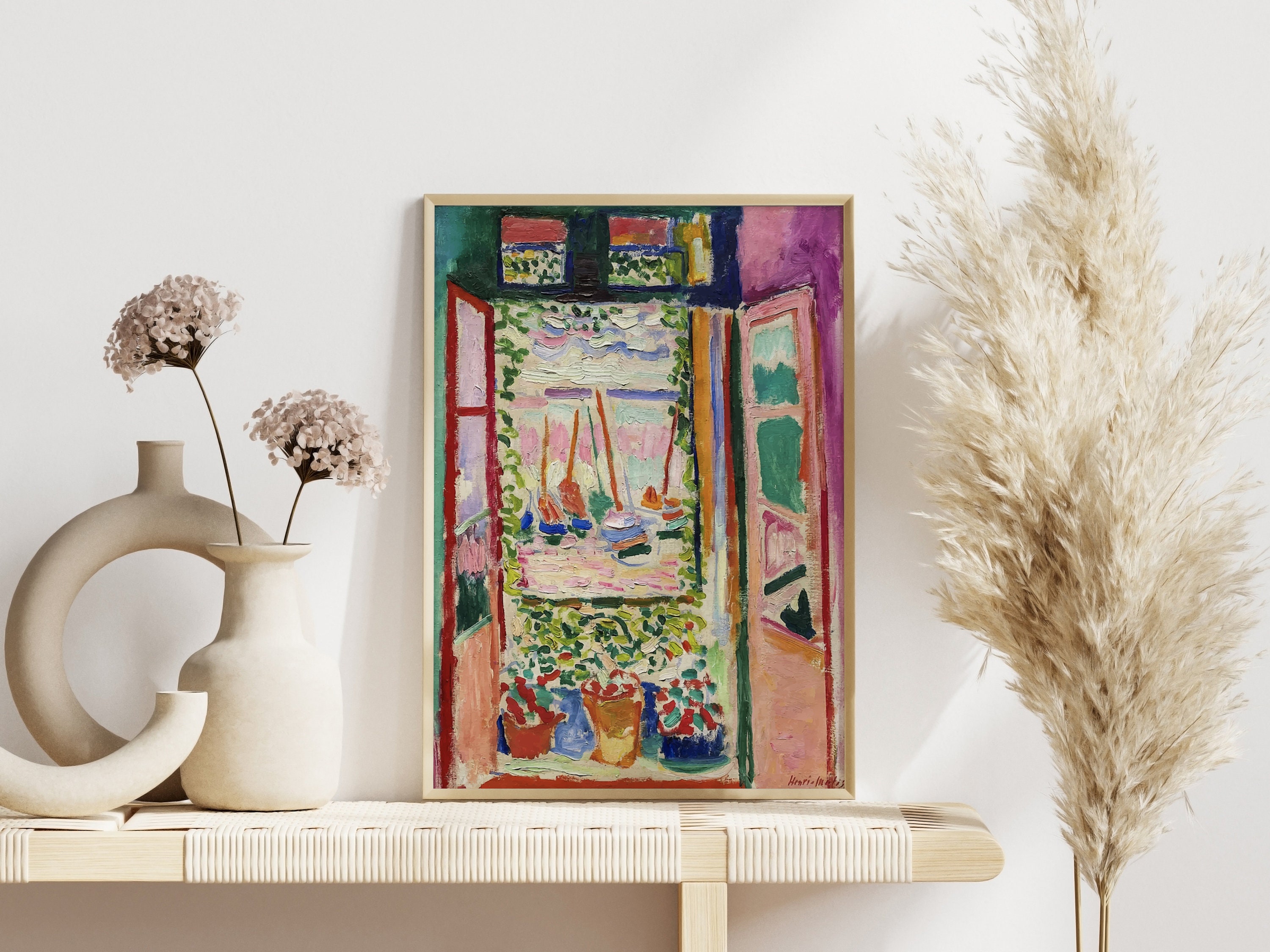 Matisse Print Matisse Exhibition Poster the Open Window - Etsy