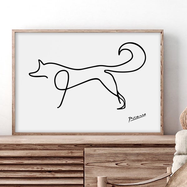 Picasso Line Drawing - Etsy