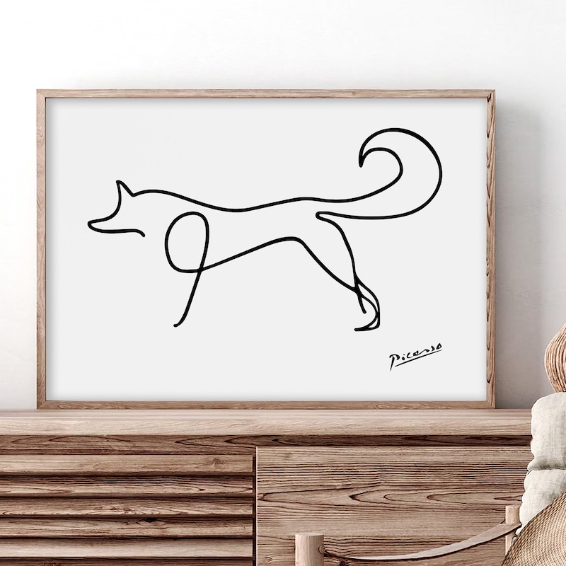 Picasso Line Drawing - Etsy