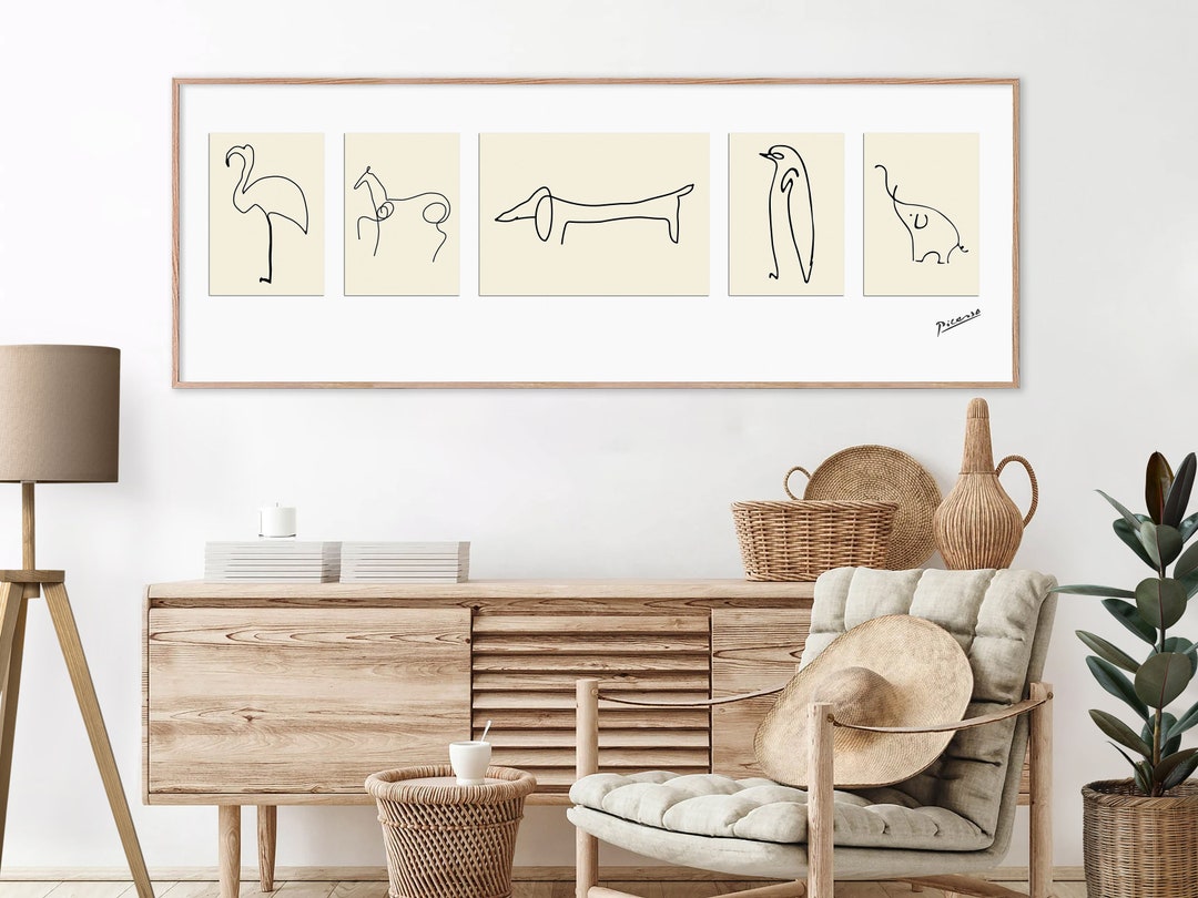 Picasso Print Set of 5 | Printable Download | Pablo Picasso Wall Art ...