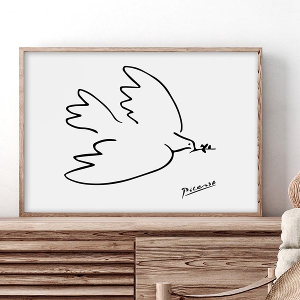 Picasso Line Drawing - Etsy