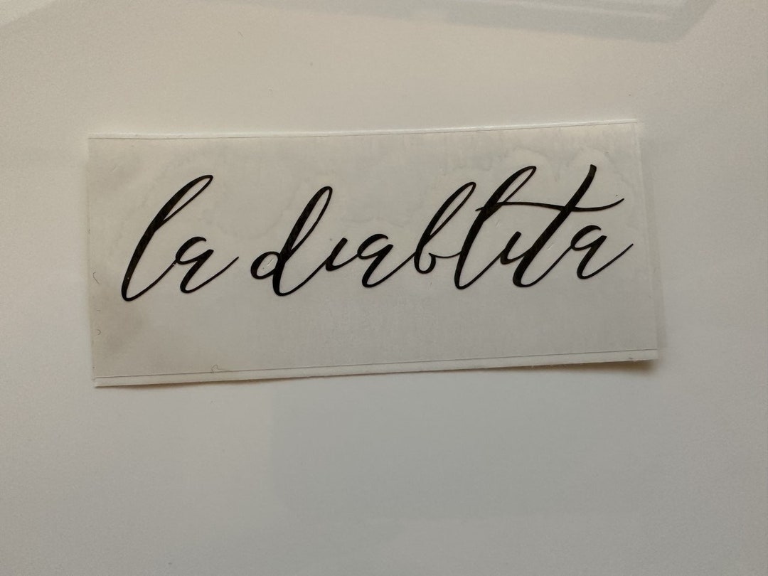 La Diablita Sticker | Diablita Vinyl Sticker | Lady Devil Vinyl Sticker ...