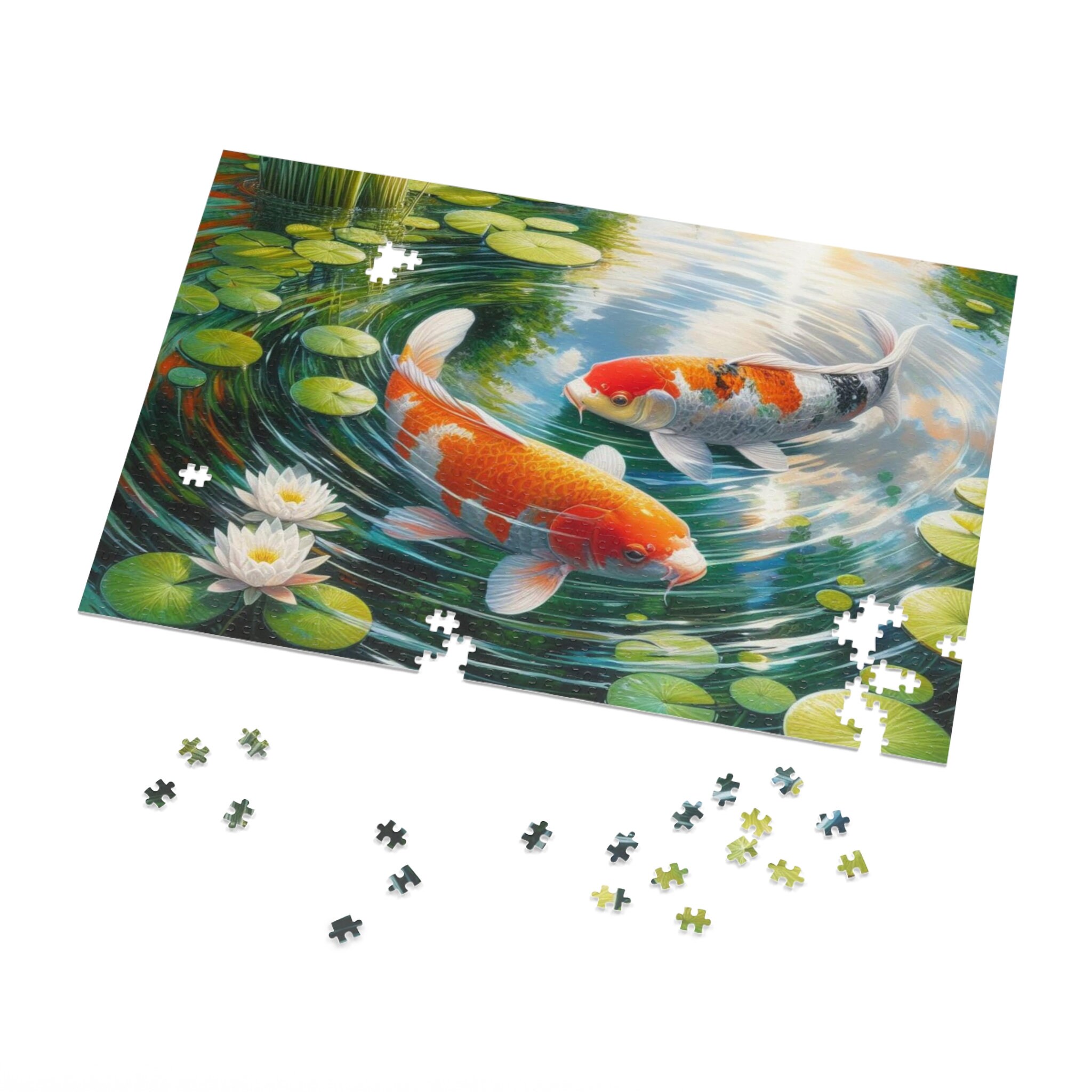 Fish Koyjigsaw Puzzle Box, 3D Animal Picture Puzzle Art for Kids and ...