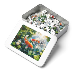 Fish Koyjigsaw Puzzle Box, 3D Animal Picture Puzzle Art for Kids and ...