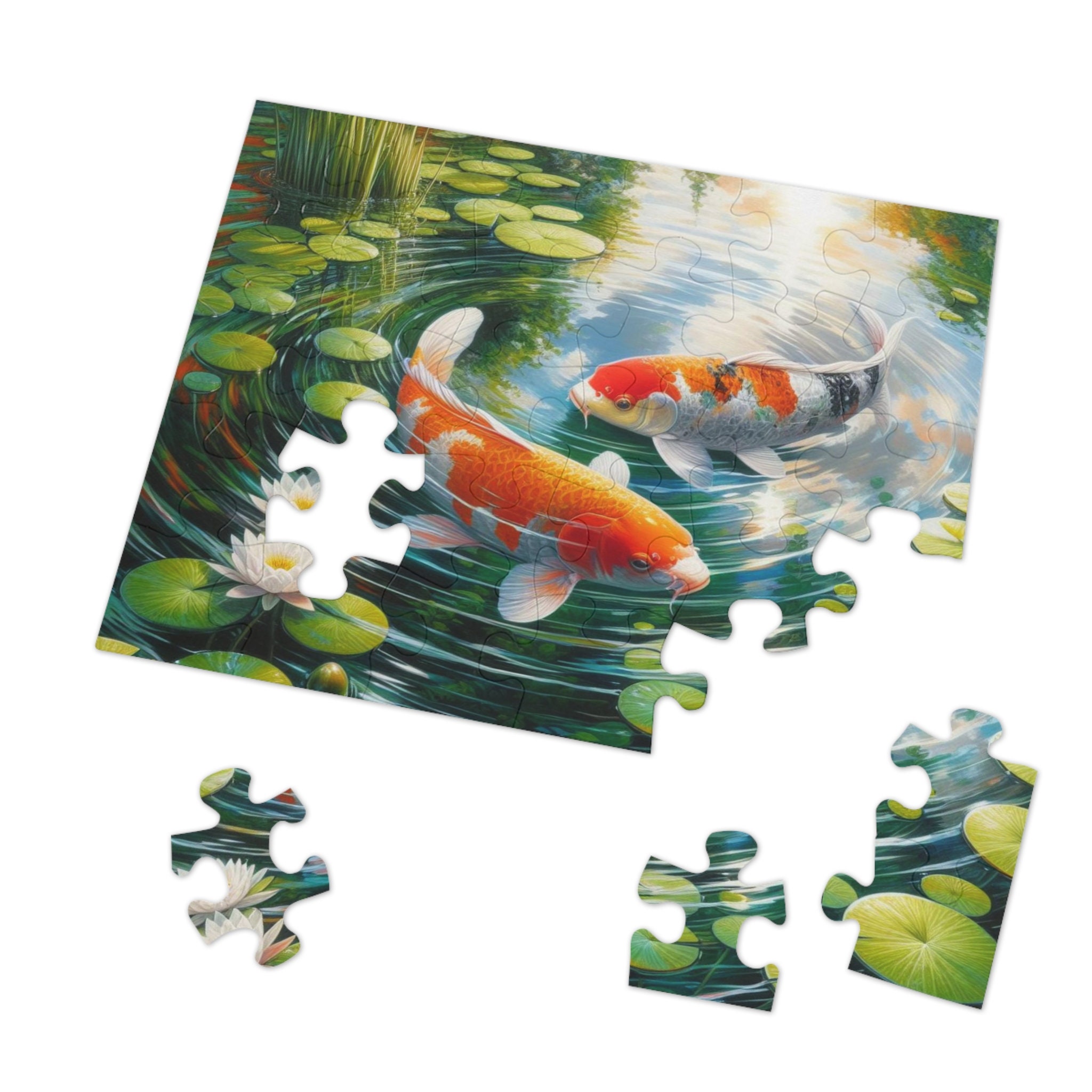 Fish Koyjigsaw Puzzle Box, 3D Animal Picture Puzzle Art for Kids and ...