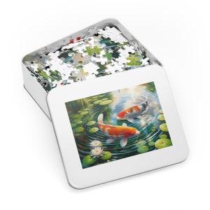 Fish Koyjigsaw Puzzle Box, 3D Animal Picture Puzzle Art for Kids and ...