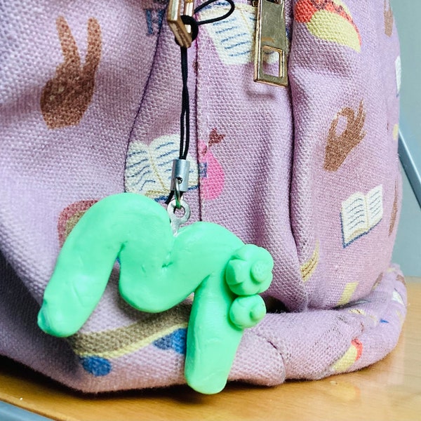 Letter Keyring - Etsy