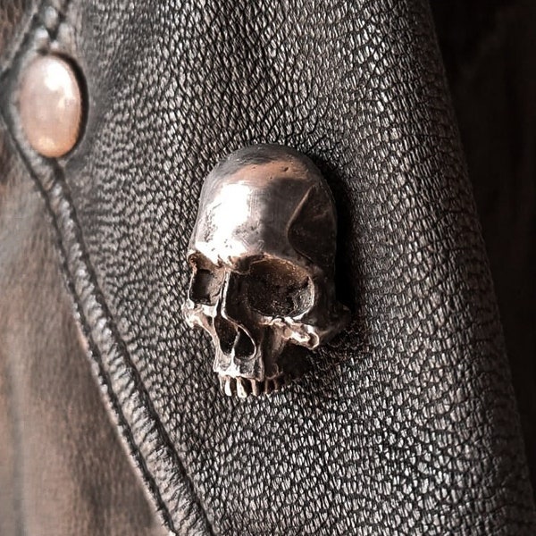Skull Lapel Pin - Etsy