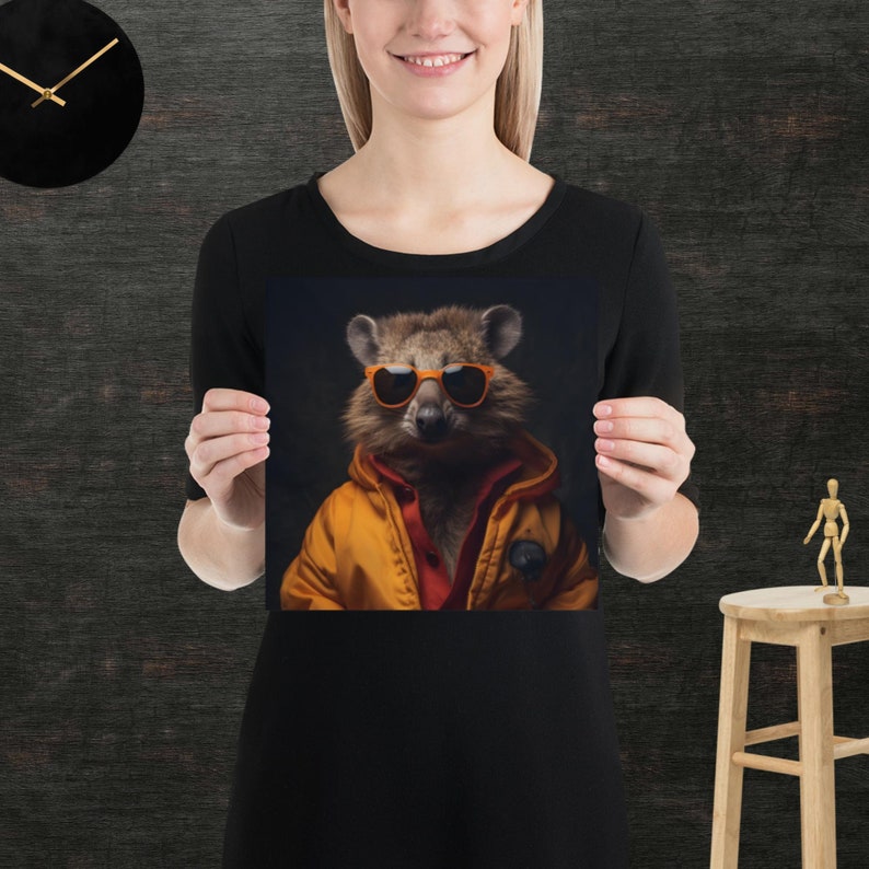 Quokka 80s Style | Retro Poster | Eighties Wall Art | Living Room ...