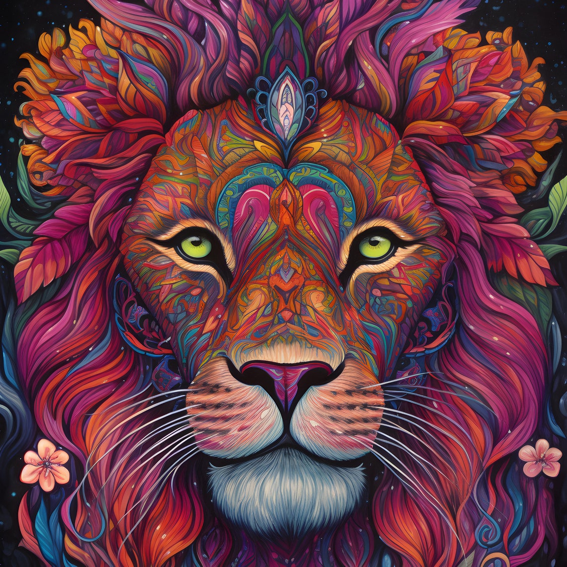 Printable Colorful Animal Art | Wall Art | Living Room | Childs Room - Etsy