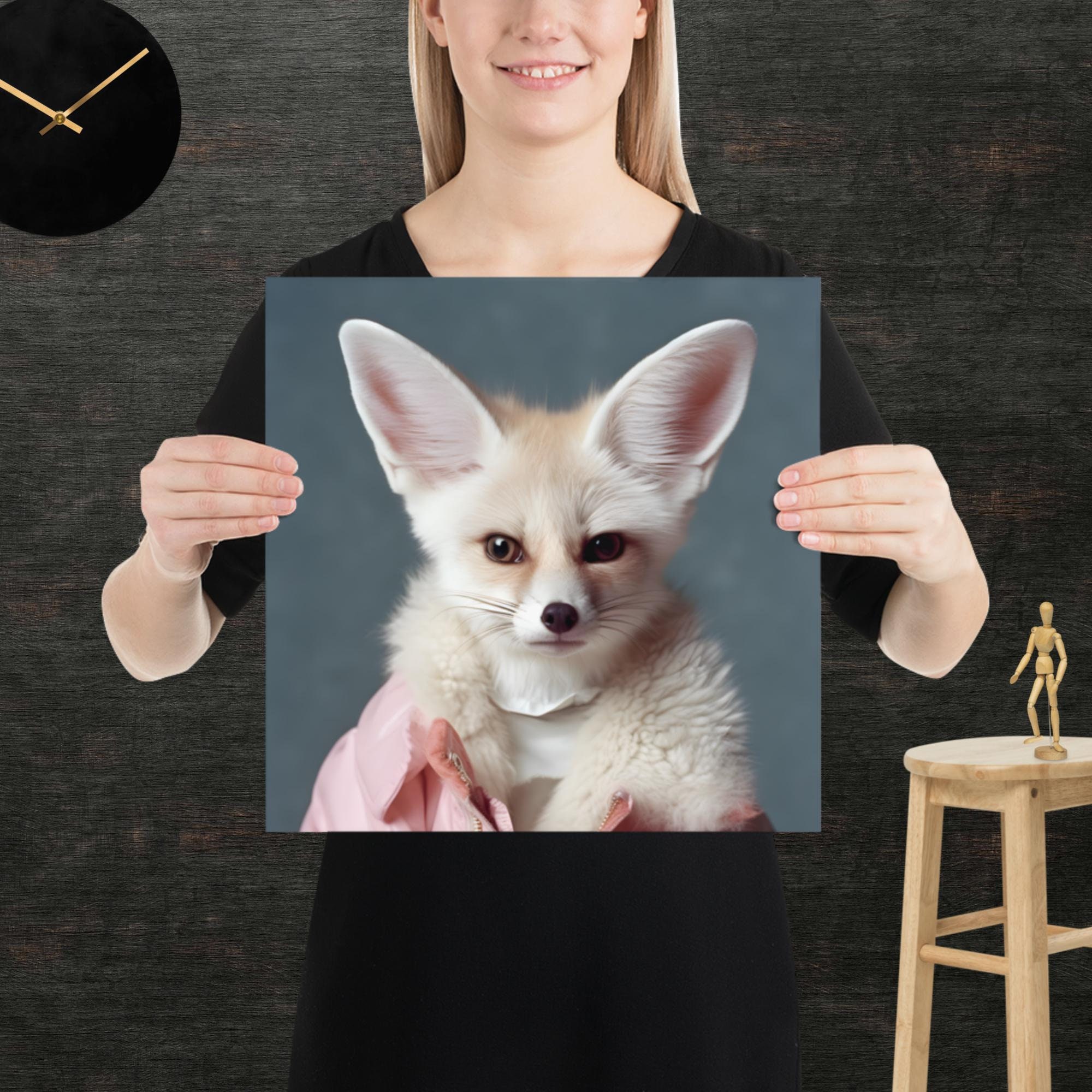 Fennec Fox 80s Style Retro Poster Eighties Wall Art - Etsy