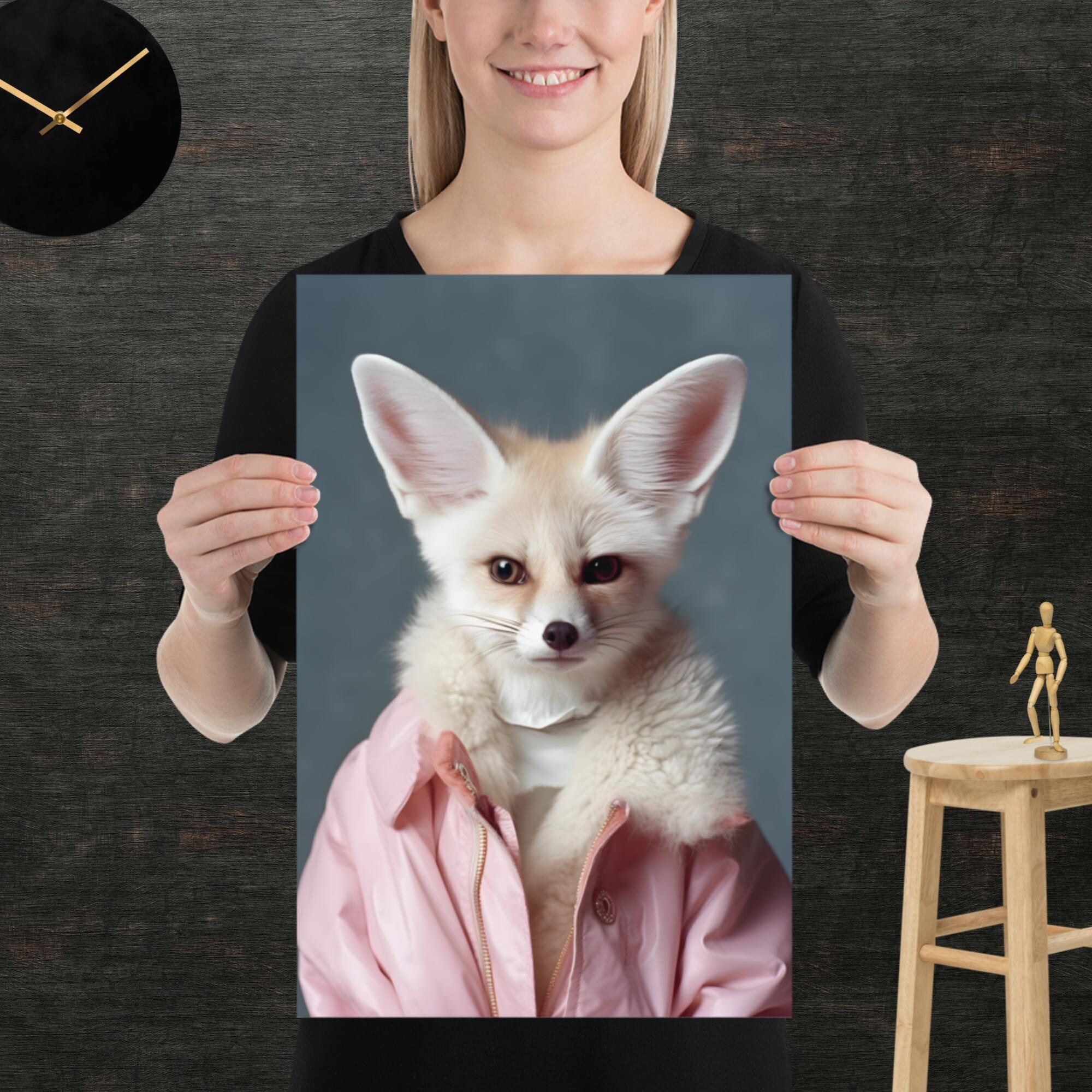 Fennec Fox 80s Style Retro Poster Eighties Wall Art - Etsy