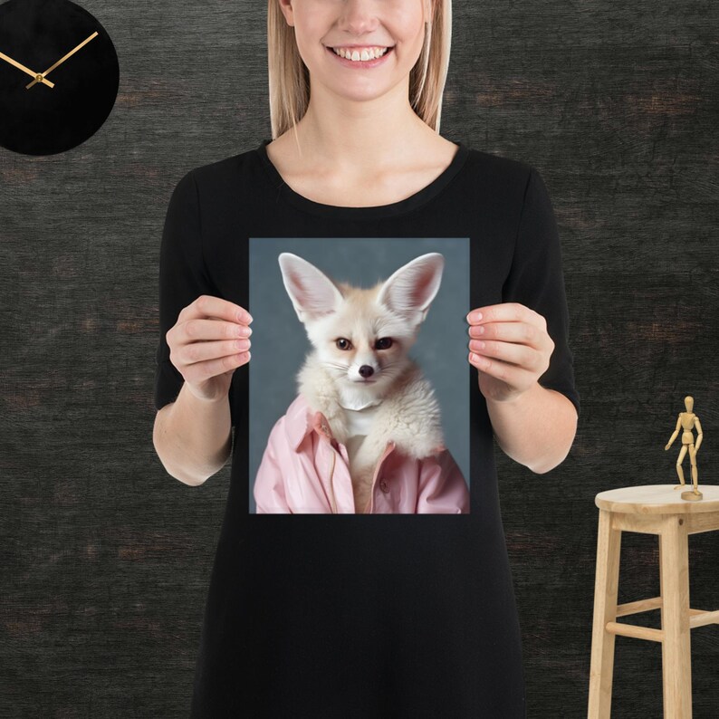 Fennec Fox 80s Style Retro Poster Eighties Wall Art - Etsy