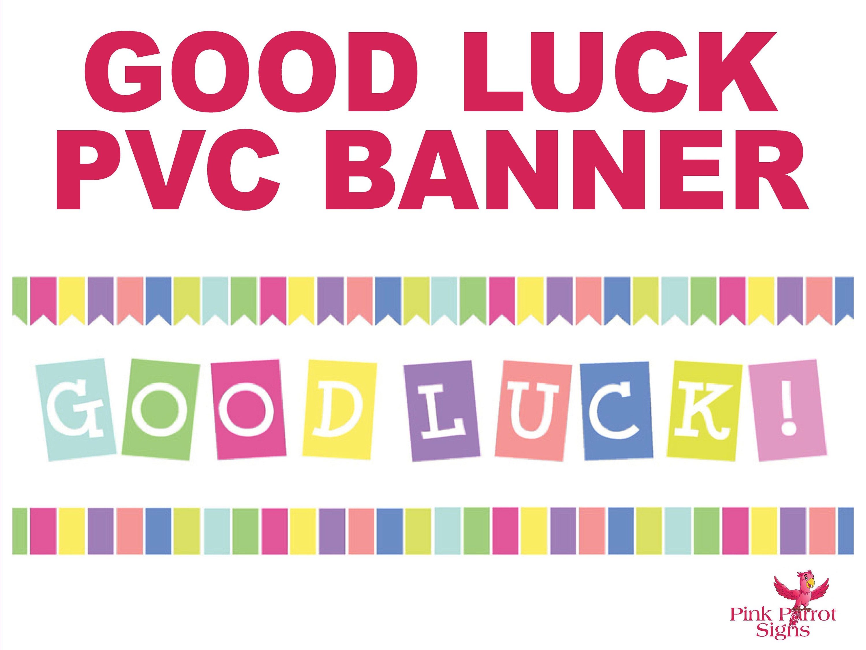 Good Luck PVC Banner in 4 Sizes - Etsy