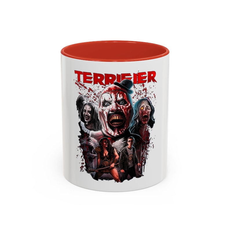 Terrifier Horror Coffee Mug, Scary Movie Mug, Halloween Gift, Unique ...
