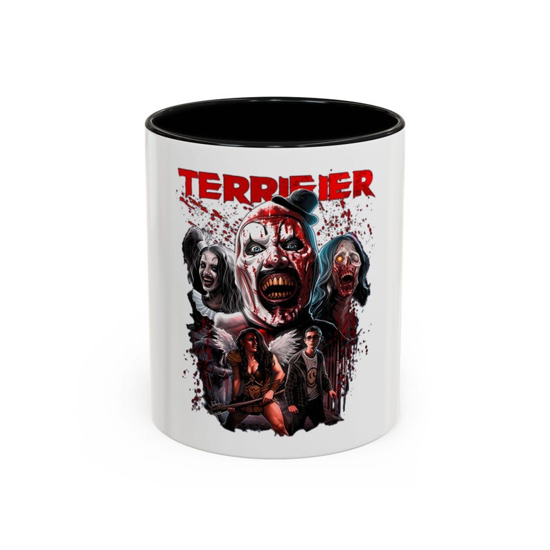 Terrifier Horror Coffee Mug, Scary Movie Mug, Halloween Gift, Unique ...