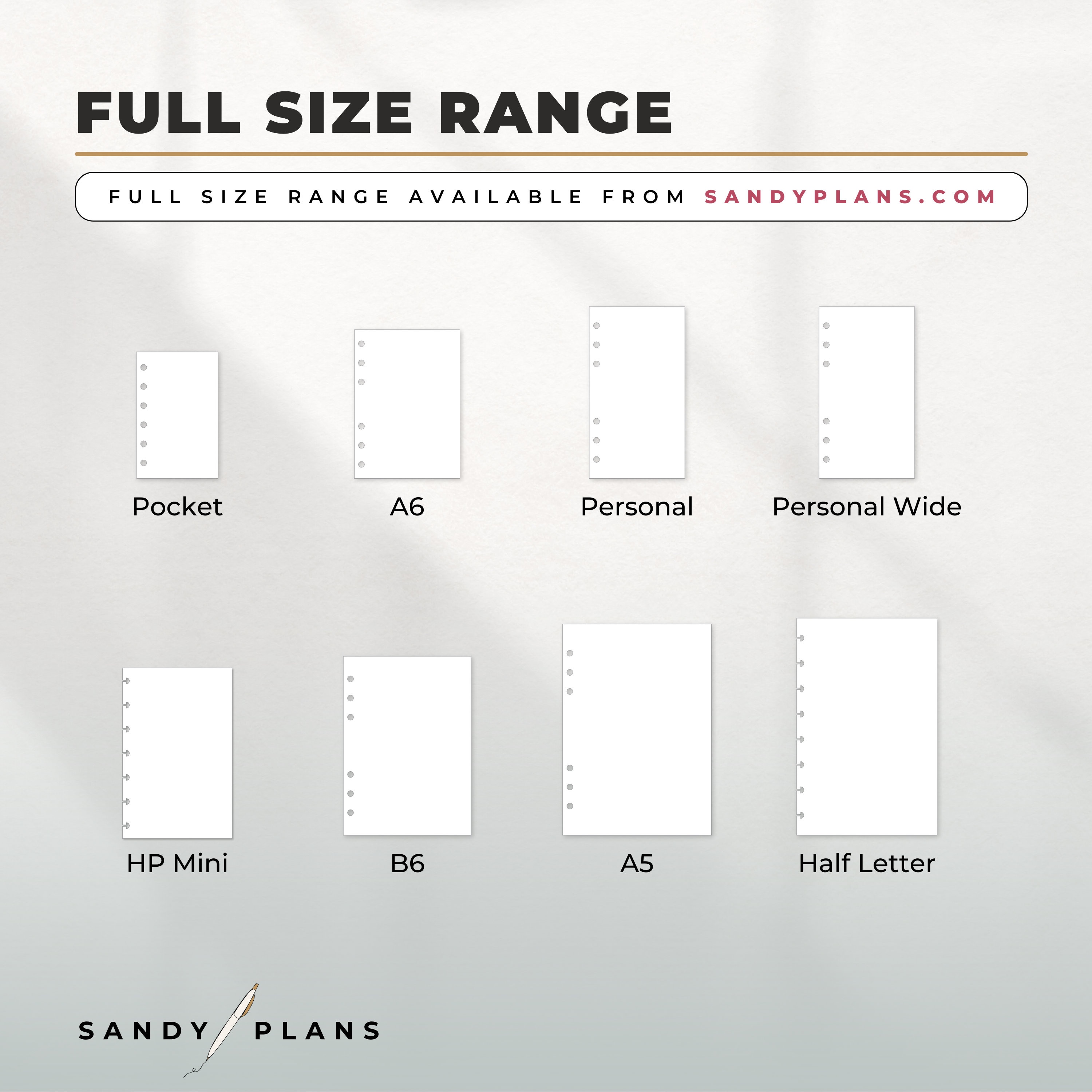 GTD Next Actions | A5 | PRINTABLE Planner Insert | Productivity ...