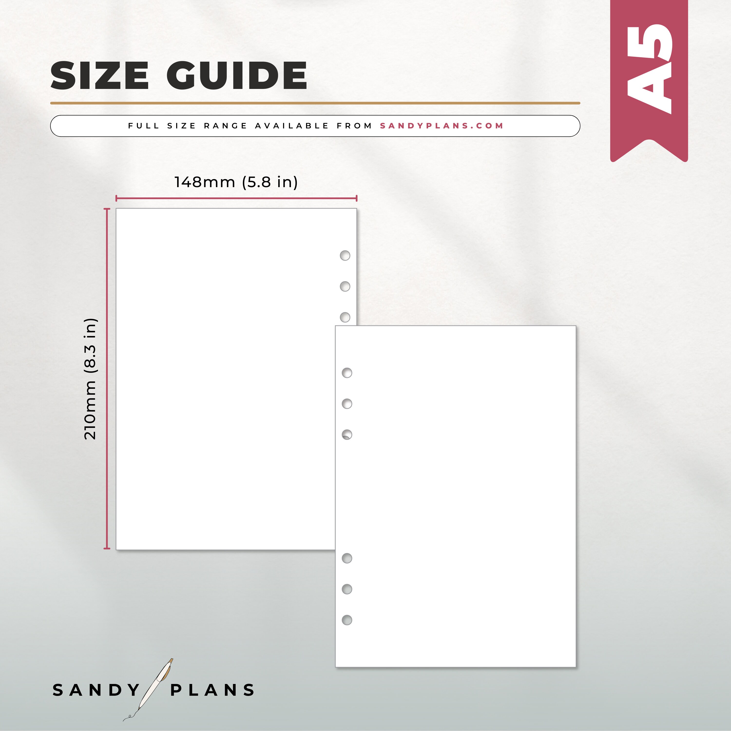GTD Project Dashboard | A5 | PRINTABLE Planner Insert | Productivity ...