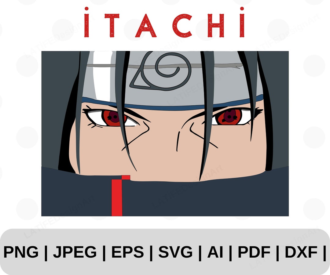 İtachi İtachi Anime İtachi Svg Anime Svg Anime Vector - Etsy