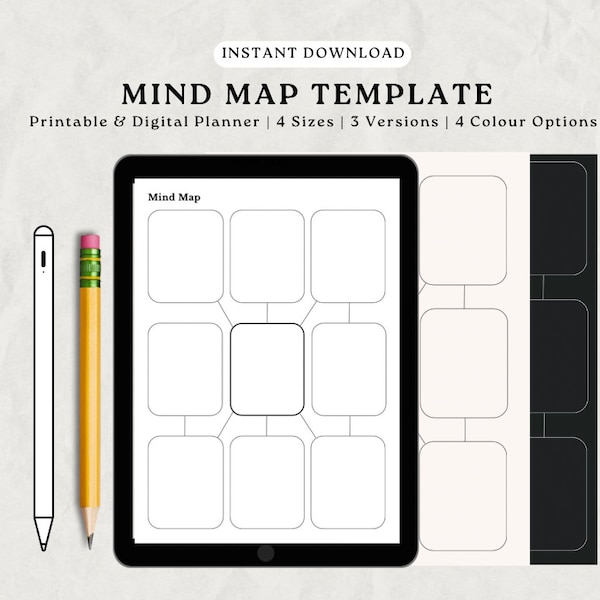 Printable Mind Map - Etsy