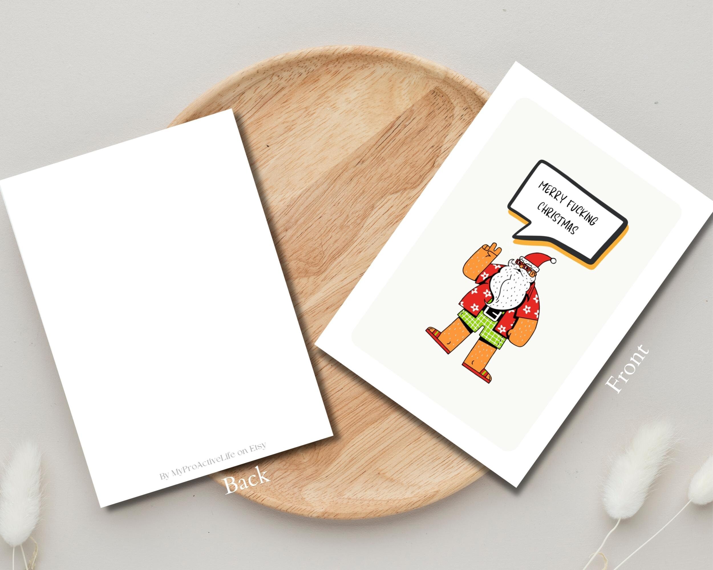 Printable Christmas Card Printable Holiday Card Funny - Etsy