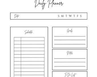 2025 Printable Daily Weekly Monthly Planner | A4 & Letter Size ...