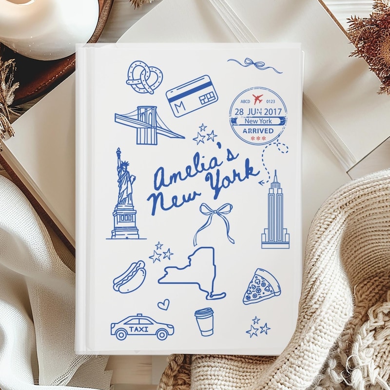 New York Blank Book - Etsy