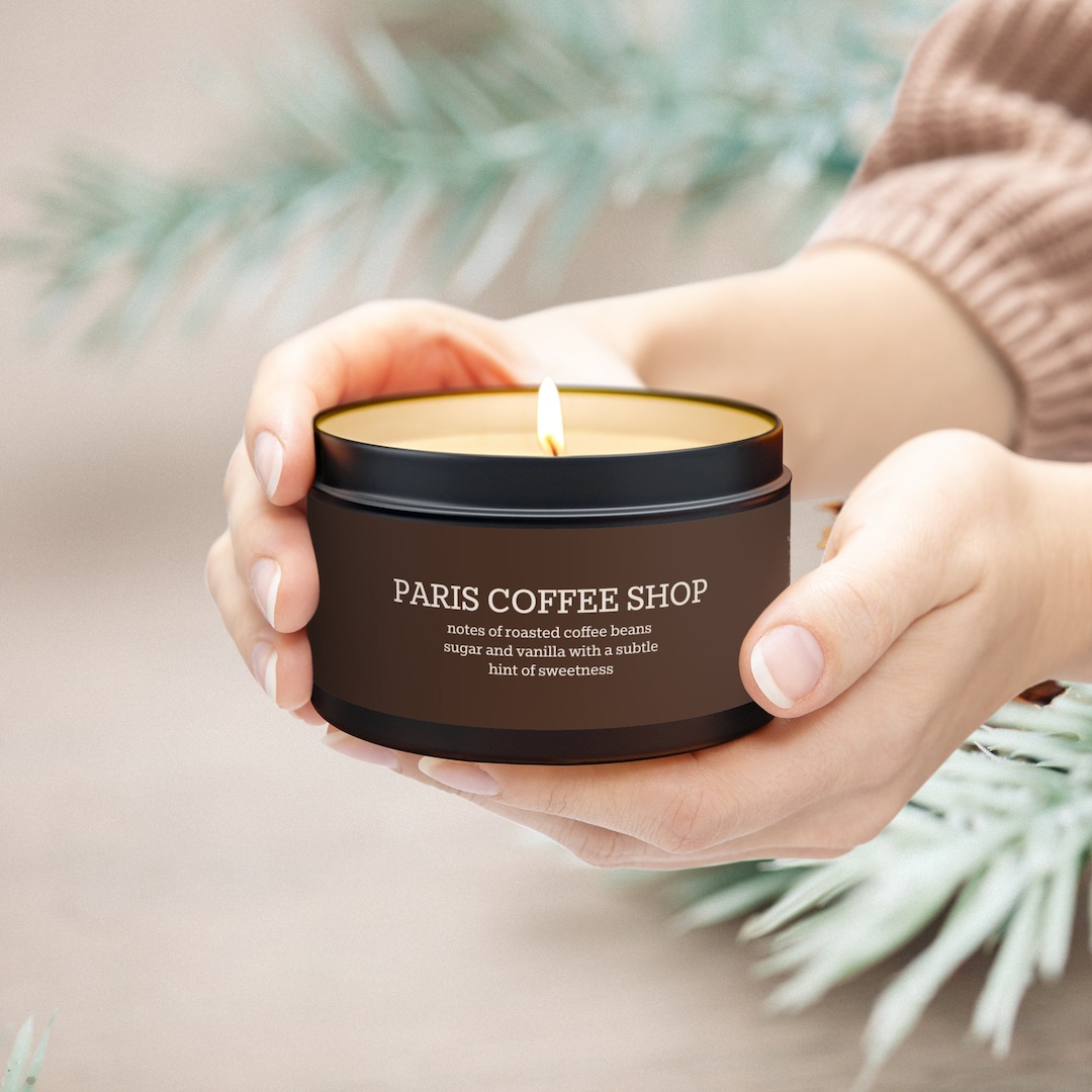 Paris Coffee Shop Scented Candle, Paris Travel Gift, for Paris Lovers ...