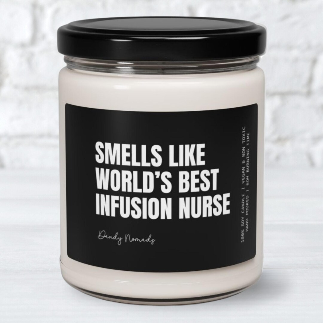 Infusion Nurse Candle, IV Nurse Retirement, RN Graduation Gift - Etsy
