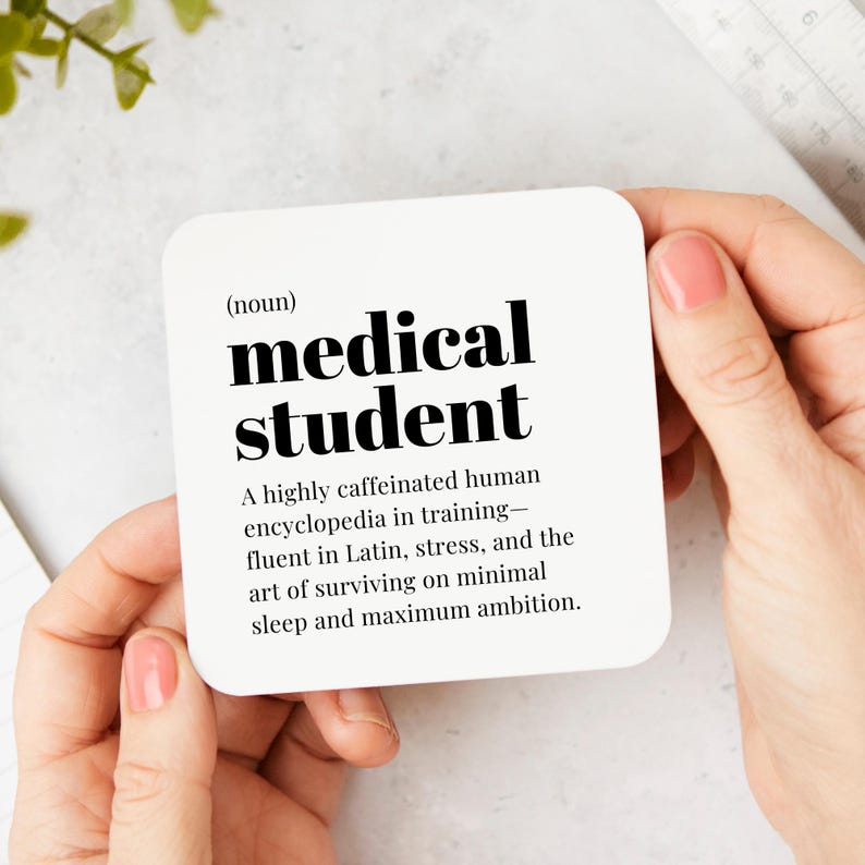 Medical Student Definition Mug, Gift for Med School Student Tea Cup and ...