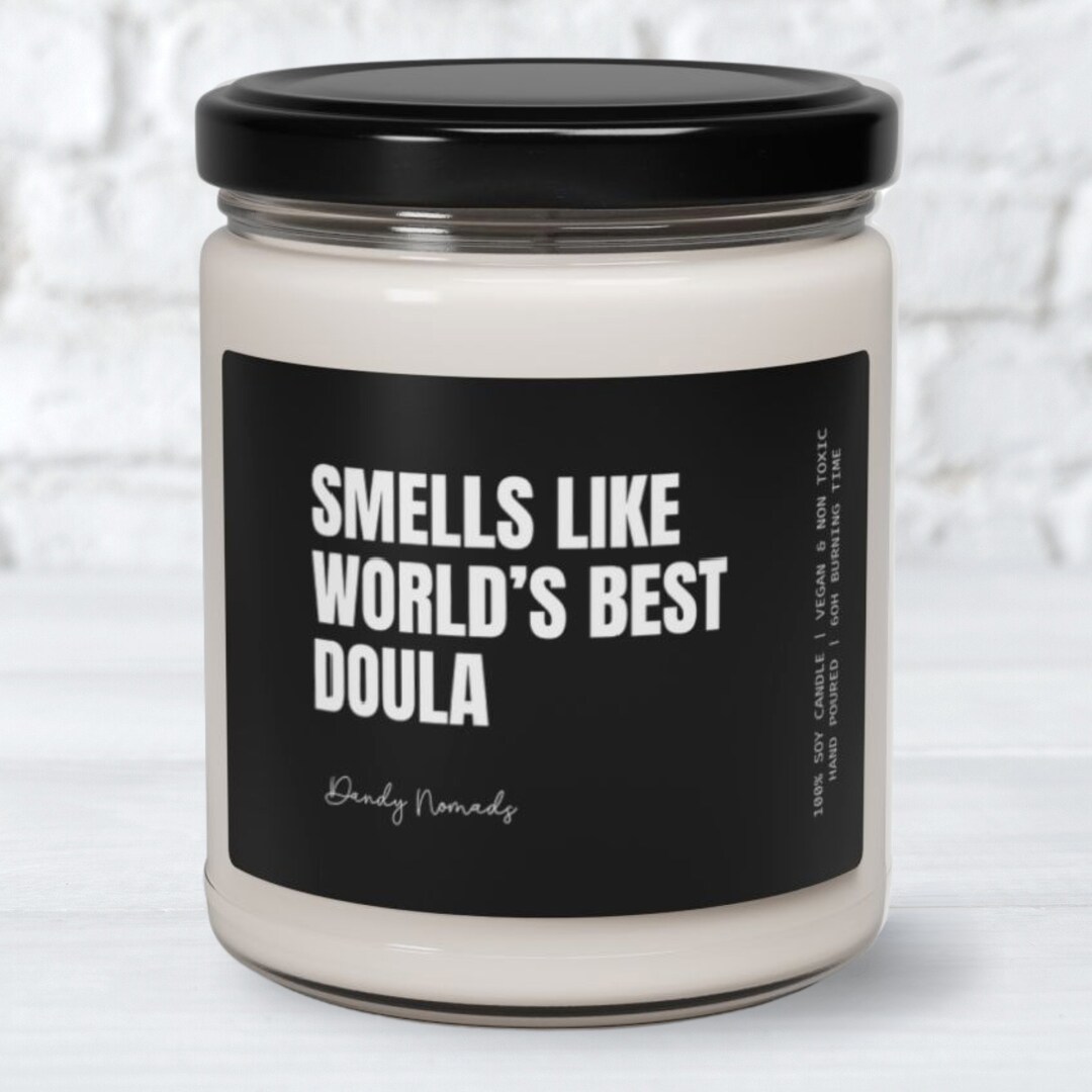 Doula Candle, Gift Postpartum Doula, Gift World's Best Doula, Gift ...
