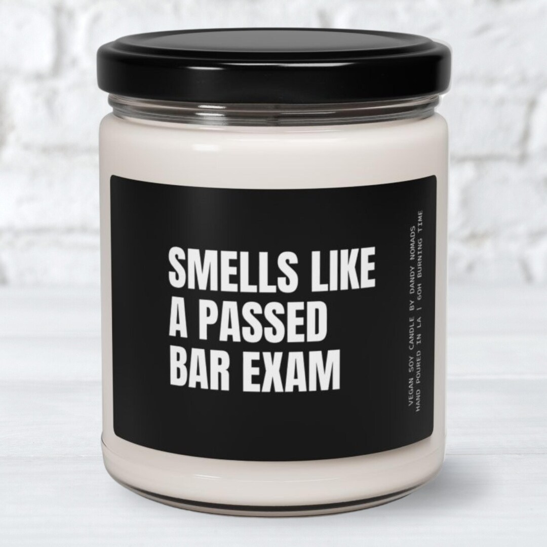 Passed Bar Exam Gift, Scented Candle Gift for New Lawyer Graduation Law ...